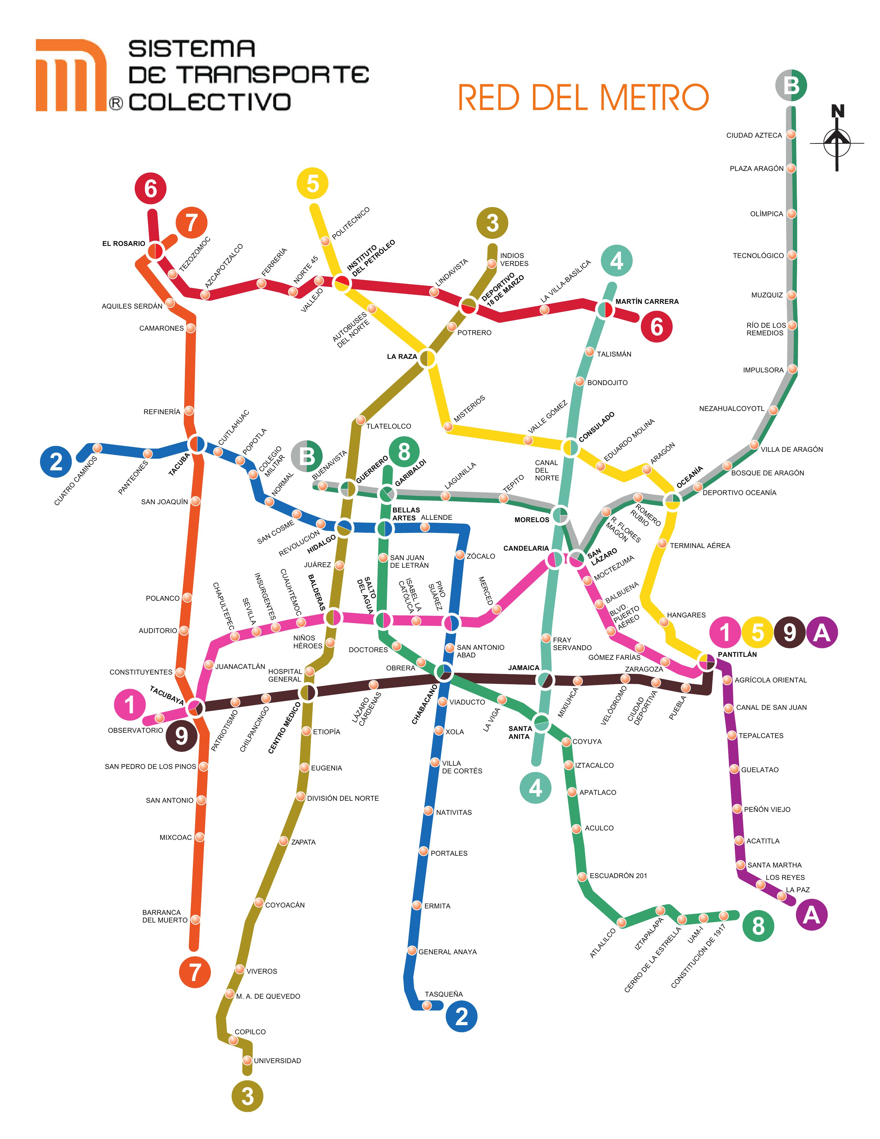 Plans Metros Plan Du M tro De Mexico Mexique Ultra Large